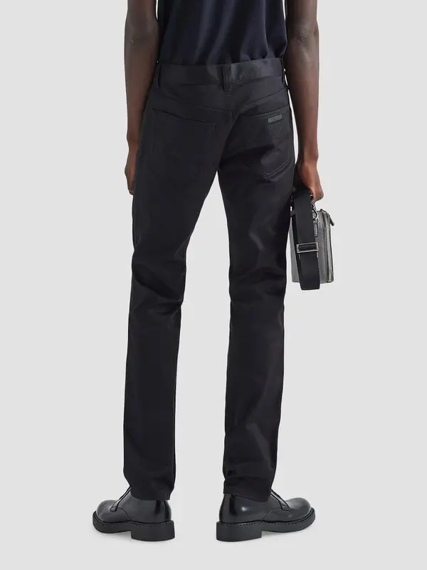 Prada Five-pocket Stretch Drill Jeans
