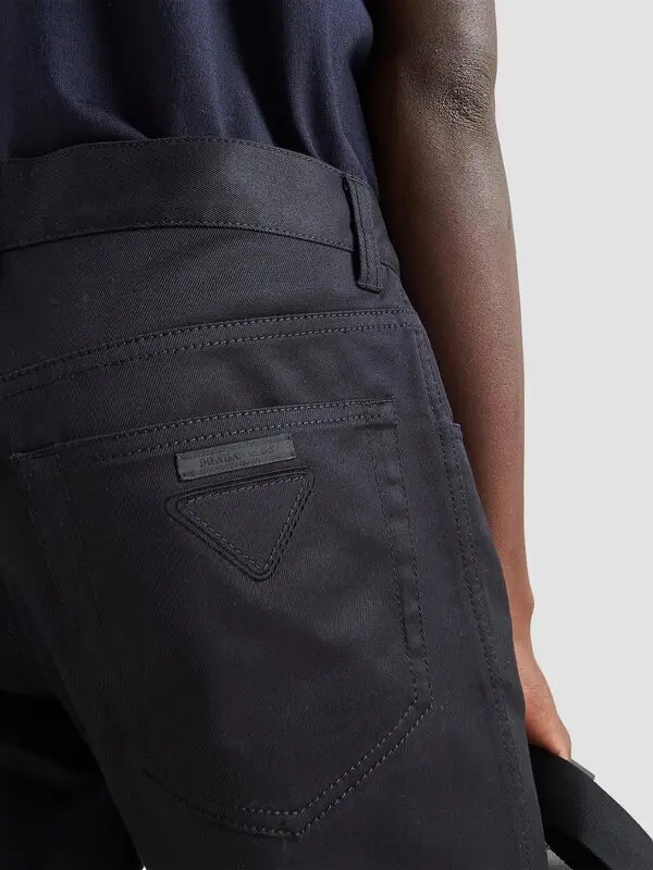 Prada Five-pocket Stretch Drill Jeans