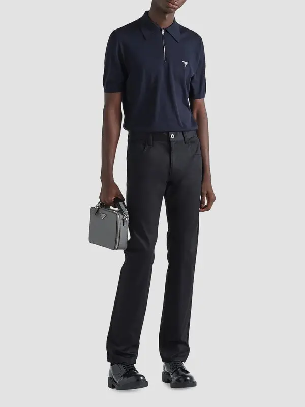 Prada Five-pocket Stretch Drill Jeans