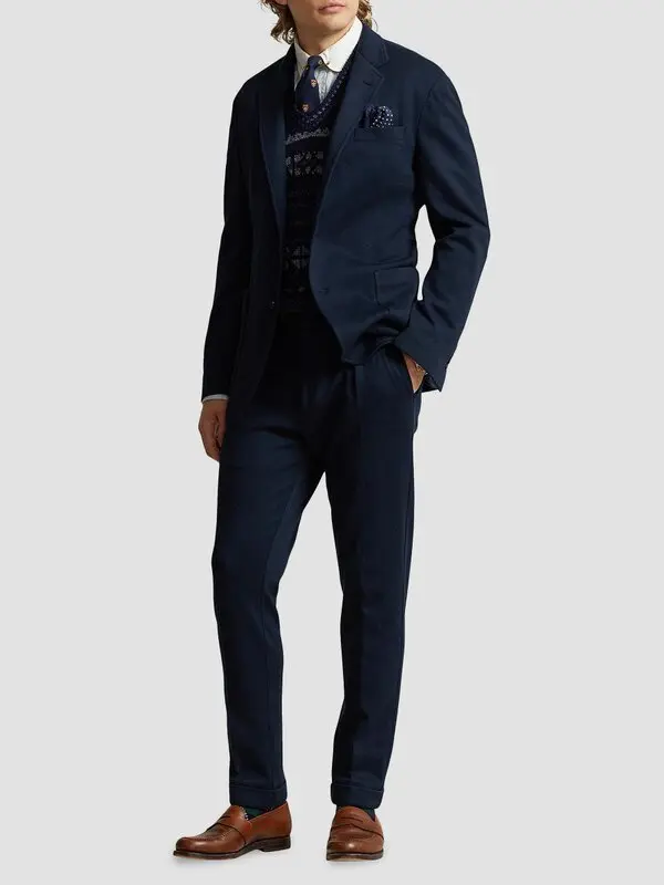 Polo Ralph Lauren Mesh Pleated Trousers