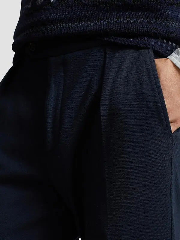 Polo Ralph Lauren Mesh Pleated Trousers