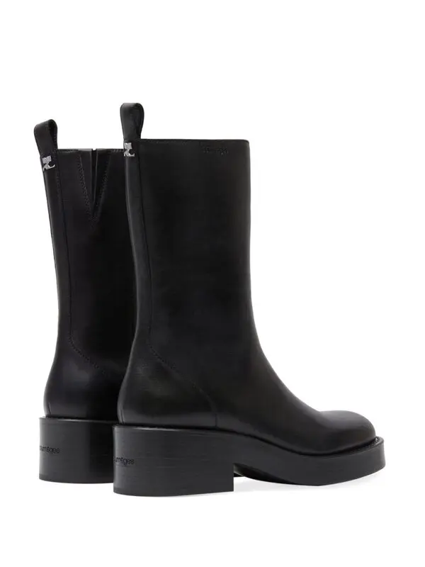 COURREGES Rider Leather Boots