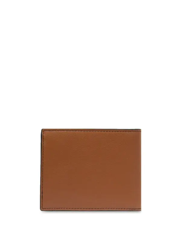 LANCEL 8cc Bi-fold Leather Wallet - Brown