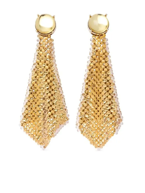 Rabanne Chainmail Dangle Earrings - Gold