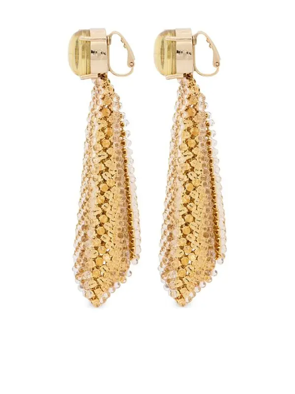 Rabanne Chainmail Dangle Earrings - Gold