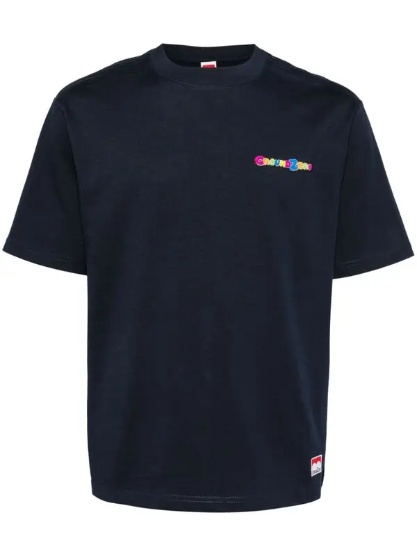 GROUND ZERO Logo-print Cotton T-shirt
