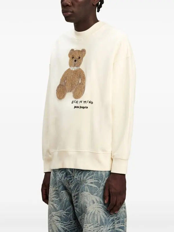 Palm Angels Bear In Mind Sweatshirt - Neutrals