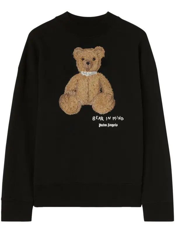 Palm Angels Bear In Mind Sweatshirt - Black