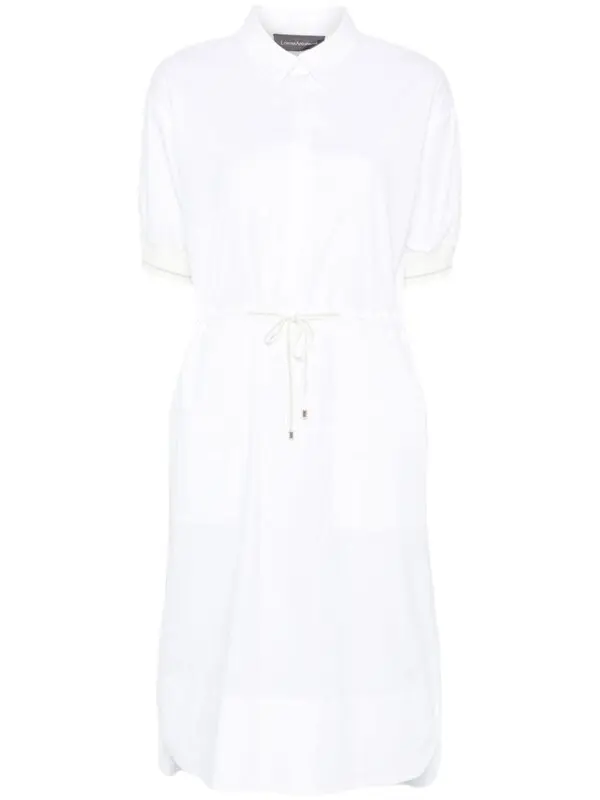 Lorena Antoniazzi Pinstripe Shirt Dress