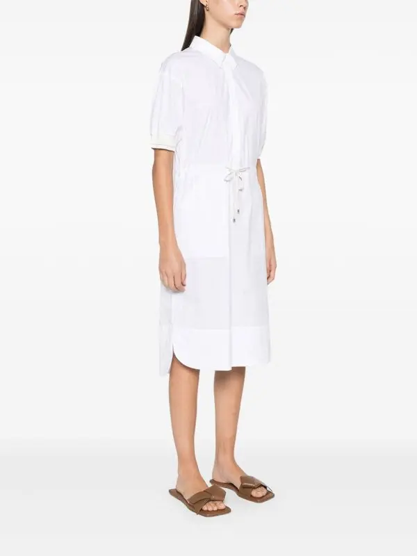 Lorena Antoniazzi Pinstripe Shirt Dress