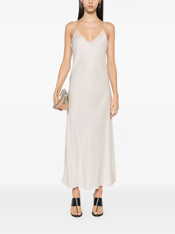 Lorena Antoniazzi V-neck Slip Midi Dress