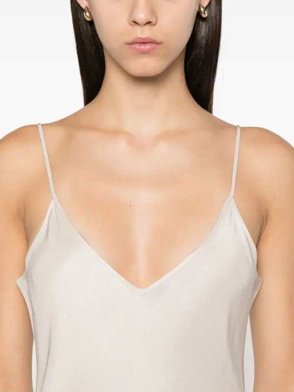Lorena Antoniazzi V-neck Slip Midi Dress