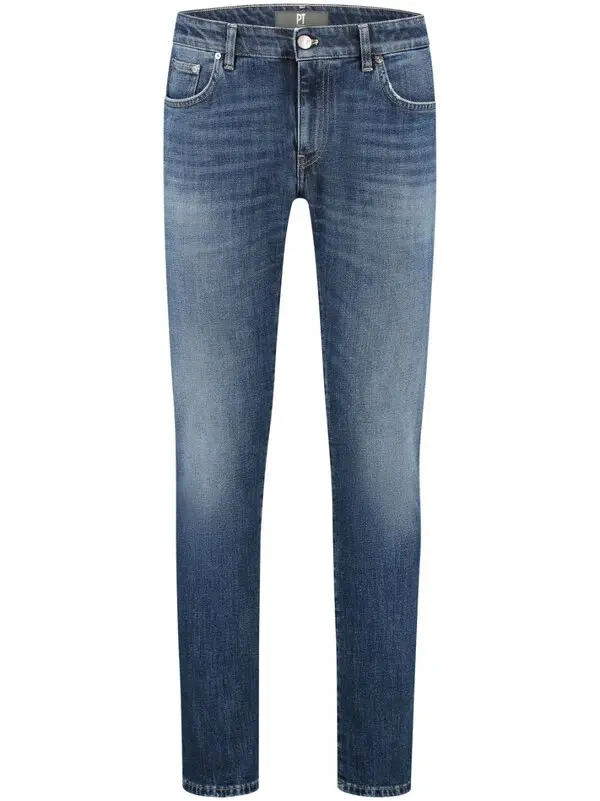 PT TORINO Logo Patch Jeans - Blue