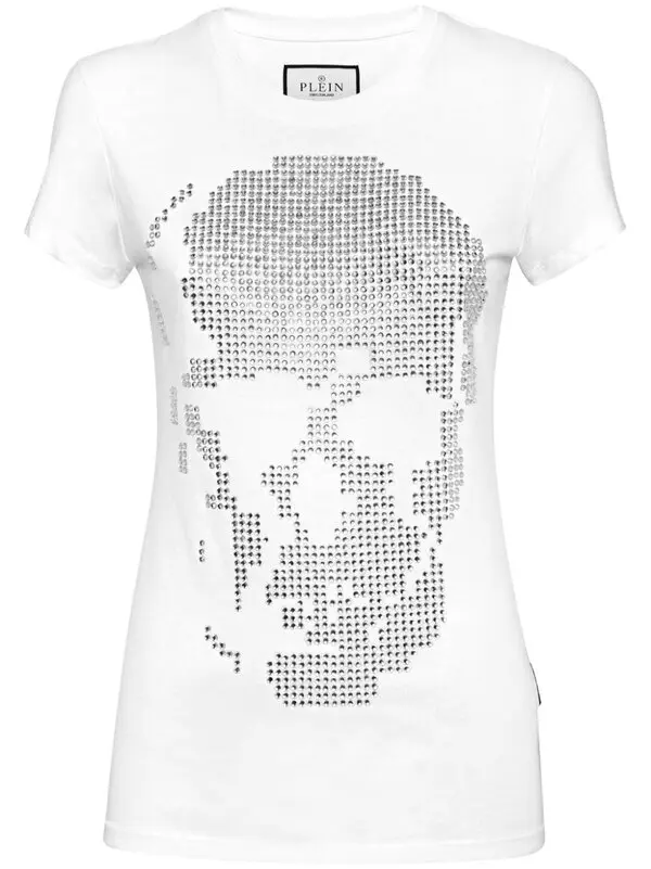 Philipp Plein Stud-embellished T-shirt - White