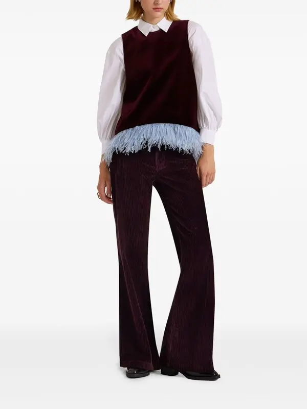 La DoubleJ High-waisted Flare Trousers