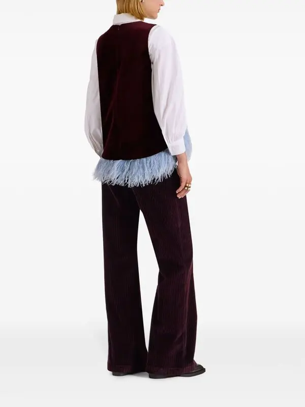 La DoubleJ High-waisted Flare Trousers