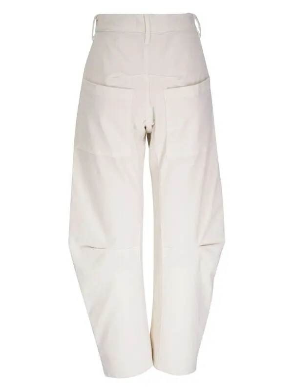 NILI LOTAN Dart-detailing Trousers - Neutrals