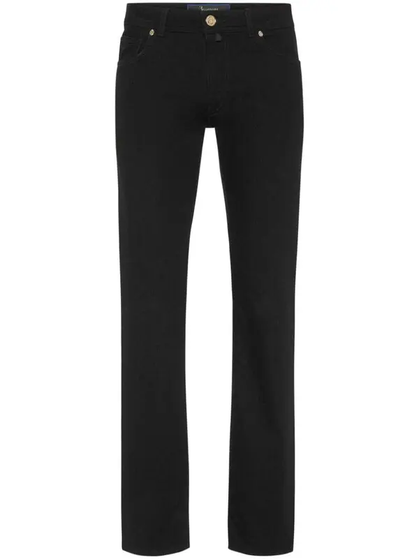 BILLIONAIRE Straight-leg Five-pocket Jeans - Black