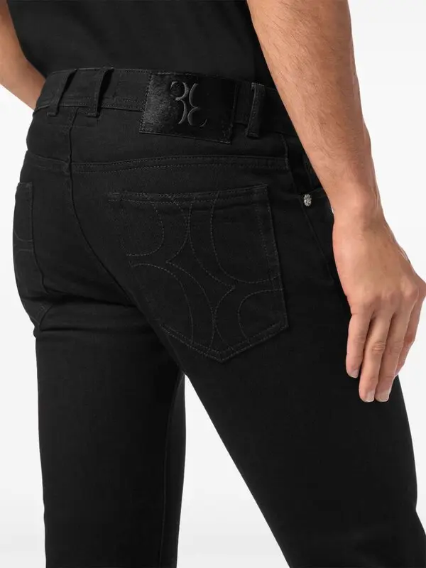 BILLIONAIRE Straight-leg Five-pocket Jeans - Black