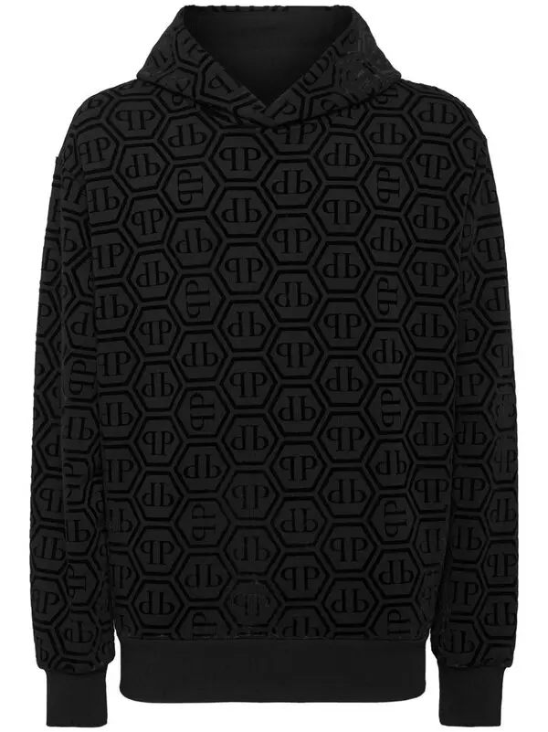 Philipp Plein Logo-flocked Hoodie