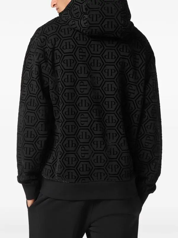 Philipp Plein Logo-flocked Hoodie