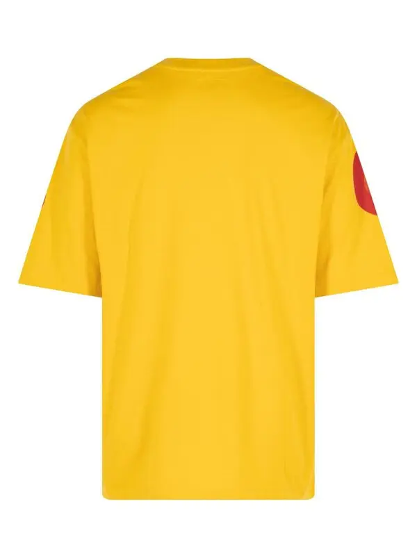 Supreme Bleed Logo-Print T-Shirt - Yellow | Editorialist