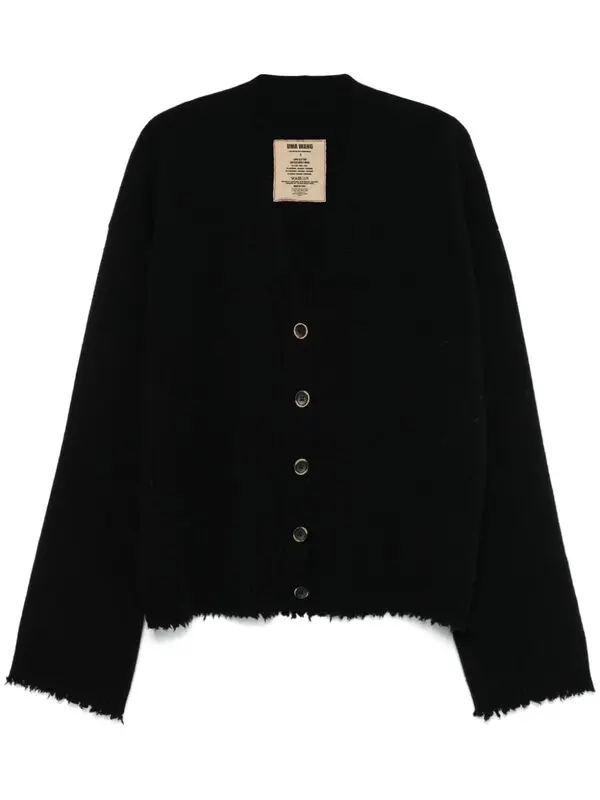 UMA WANG Cashmere Knit Cardigan - Black