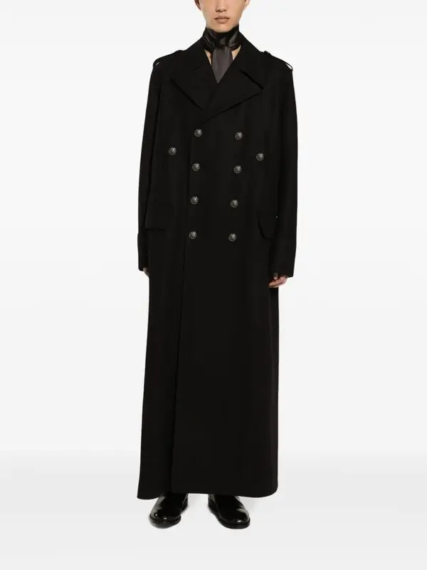Dolce & Gabbana Double-breasted Coat - Black