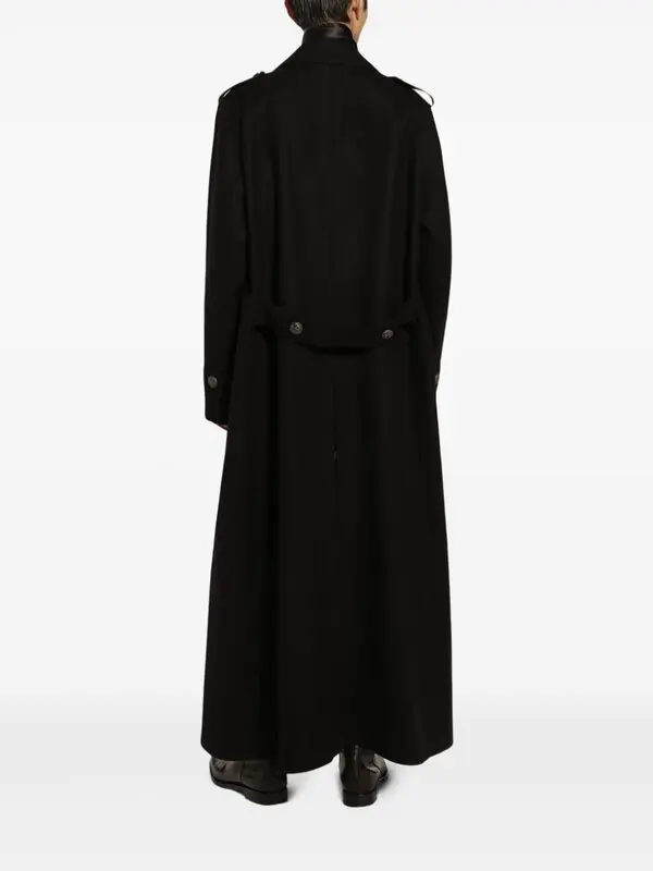 Dolce & Gabbana Double-breasted Coat - Black