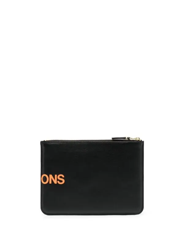 Comme Des Garçons Logo-print Leather Wallet