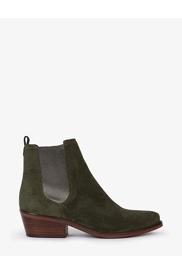 Penelope Chilvers Rove Suede Boots - Khaki