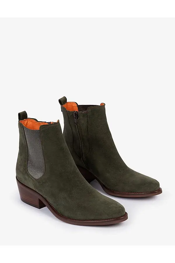 Penelope Chilvers Rove Suede Boots - Khaki