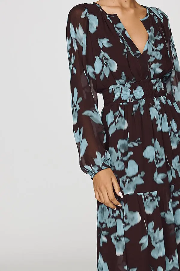the somerset chiffon maxi dress The Somerset Collection by Anthropologie
