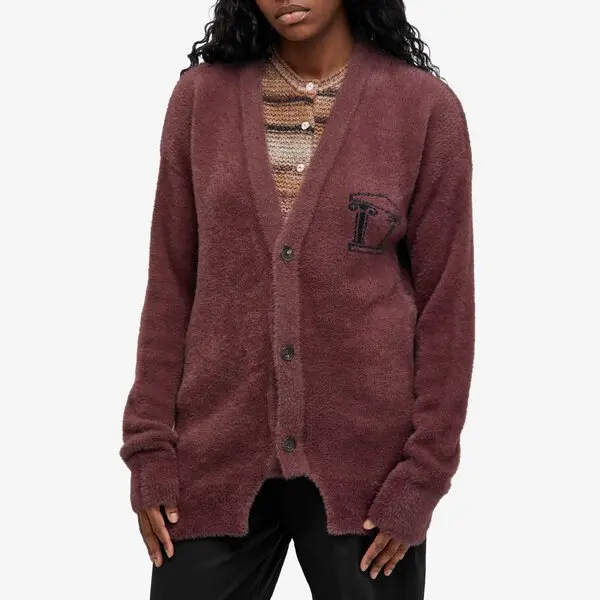 Aries Oversized Chenille Knit Cardigan