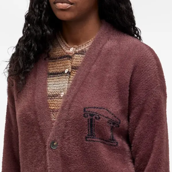 Aries Oversized Chenille Knit Cardigan