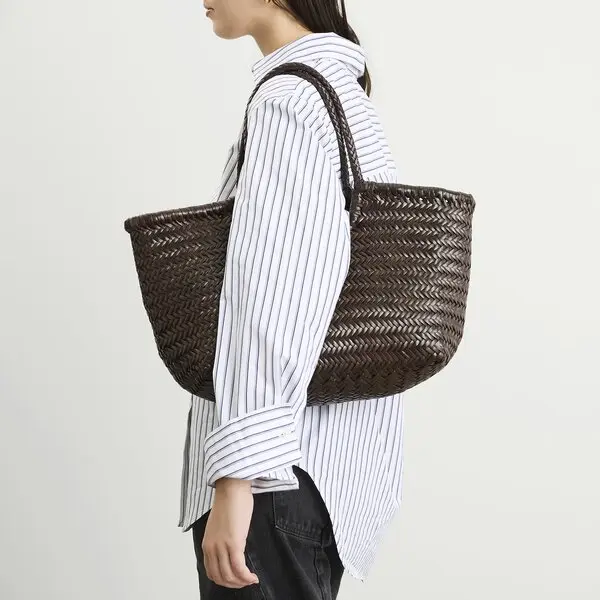 Dragon Diffusion Nantucket Basket Bag - Dark Brown