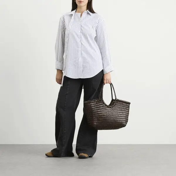 Dragon Diffusion Nantucket Basket Bag - Dark Brown