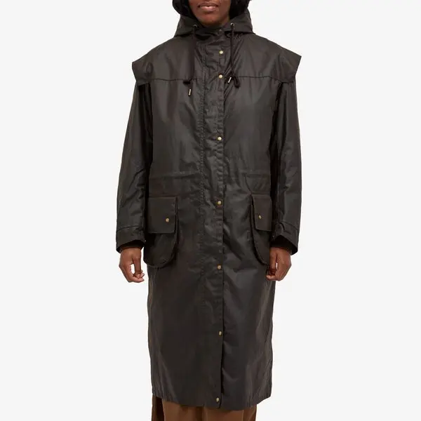 Barbour X Alexa Chung Hooded Wax Jacket
