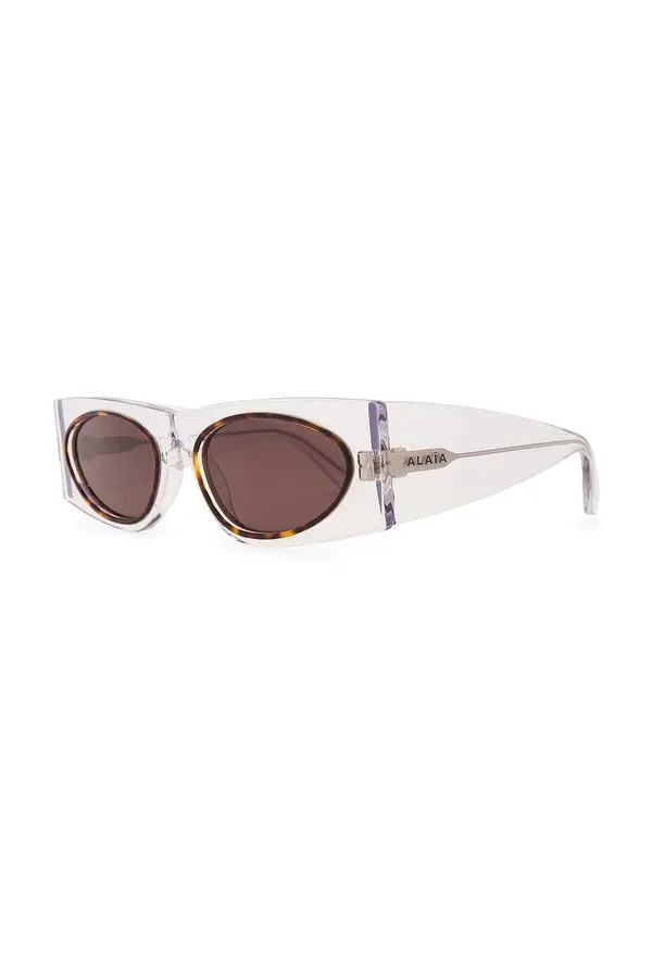 Alaïa Oval Sunglasses