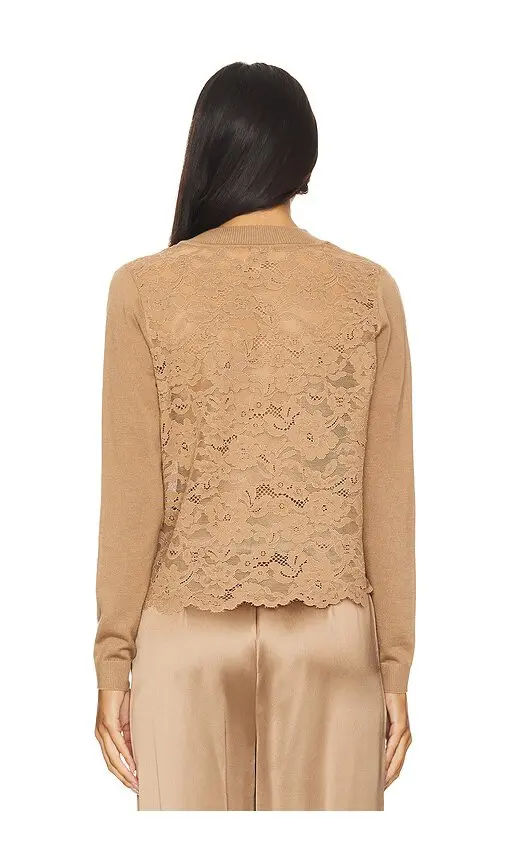 Cami Nyc Camden Sweater With Lace Back