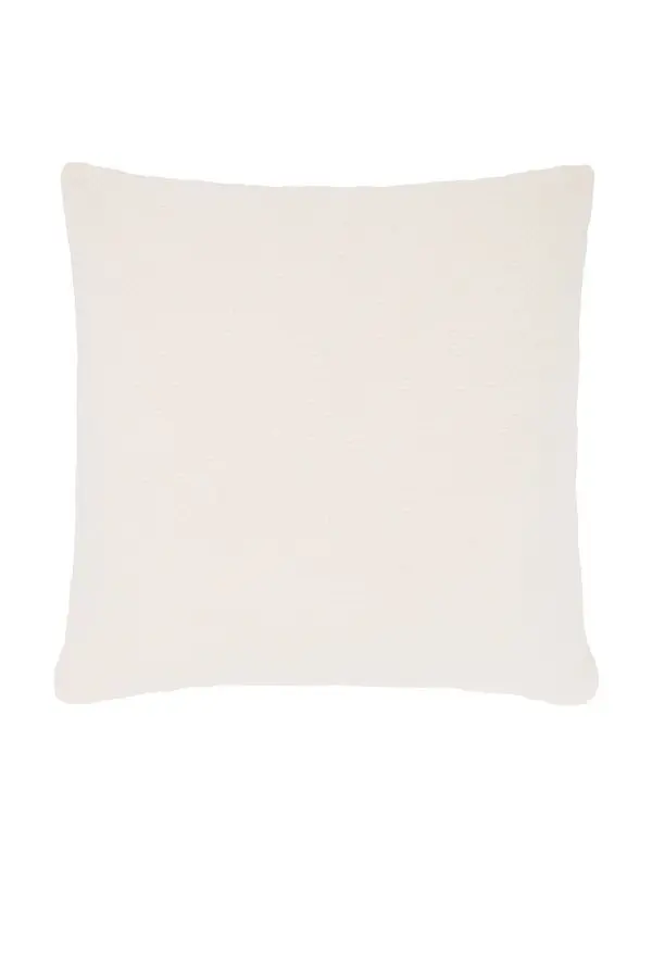 Jenni Kayne Alpaca Basketweave 24 Square Pillow - Ivory