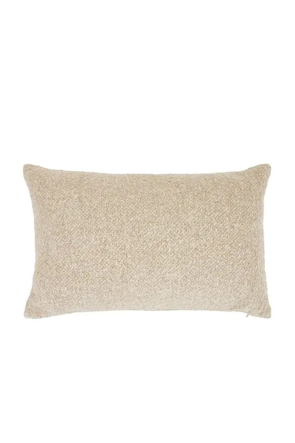 Jenni Kayne Nell Boucle 14x22 Lumbar Pillow In Neutral - Natural