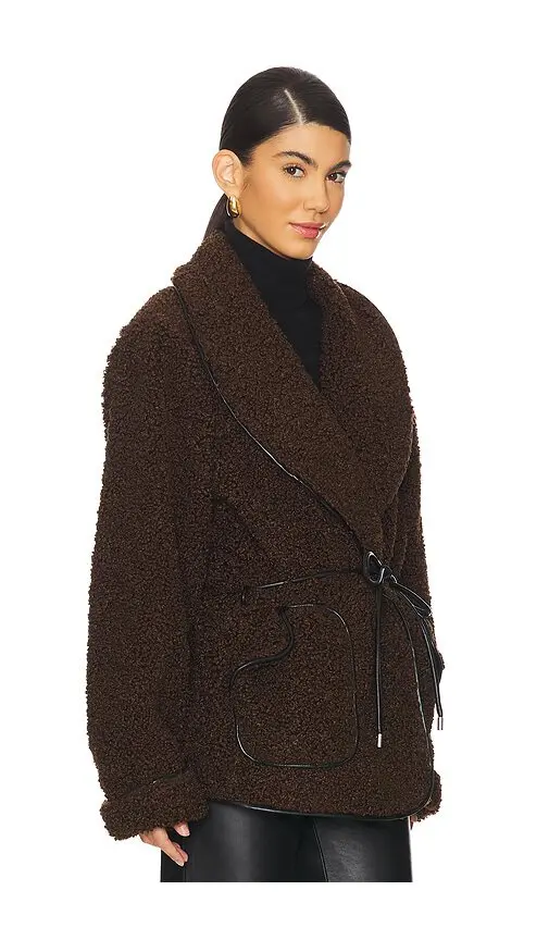Simkhai Kimia Sherpa Jacket - Raven