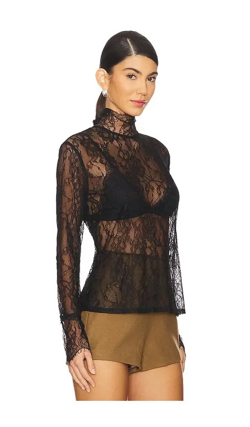 NONCHALANT LABEL Mary Lace Top