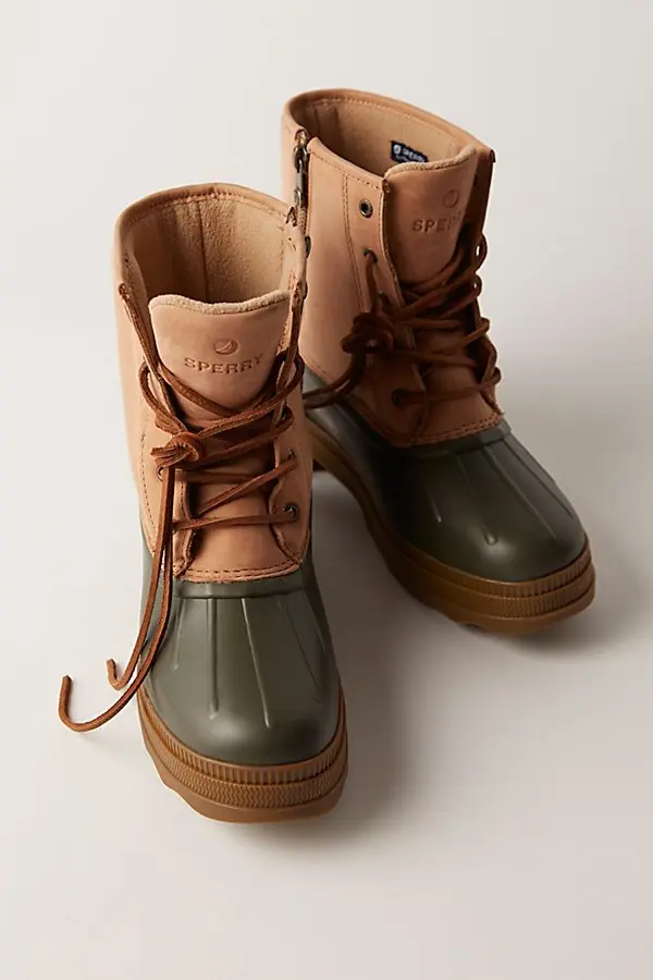 Sperry Saltwater 2.0 Ankle Boots In Tan/Olive - 42% Off 