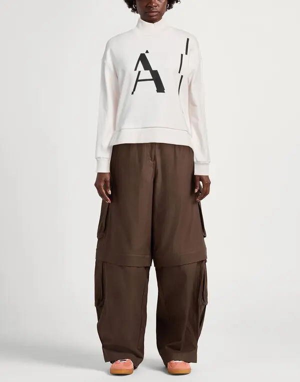 Armani Exchange Sweatshirt In Cotton And Elastane - Pink