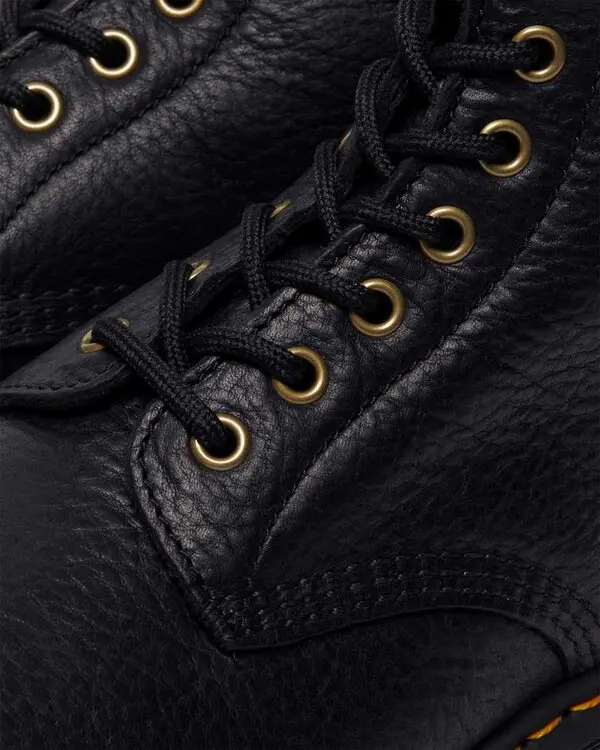 Dr. Martens 1460 Faux Fur Lined Leather Boots - Black