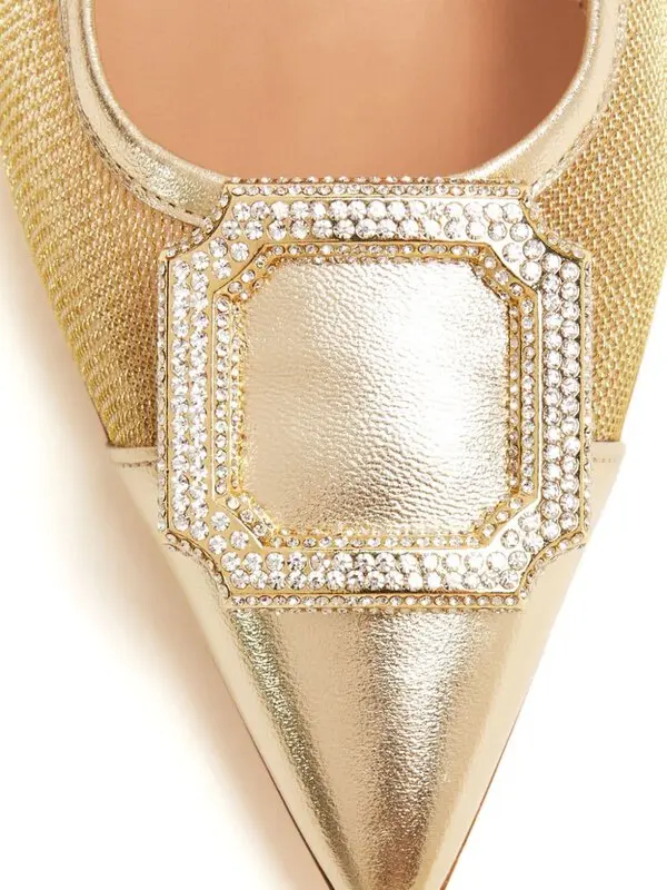 MALONE SOULIERS Lina Ballerina Flats - Gold