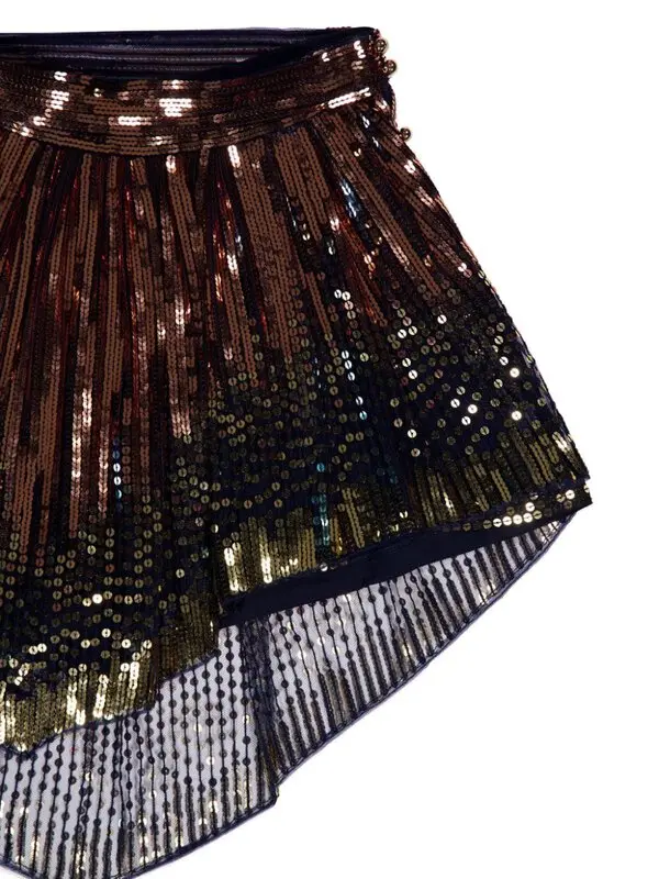 Rabanne Belted Sequinned Shorts