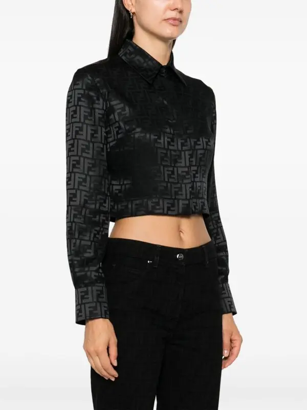 Fendi Silk Shirt - Black | Editorialist
